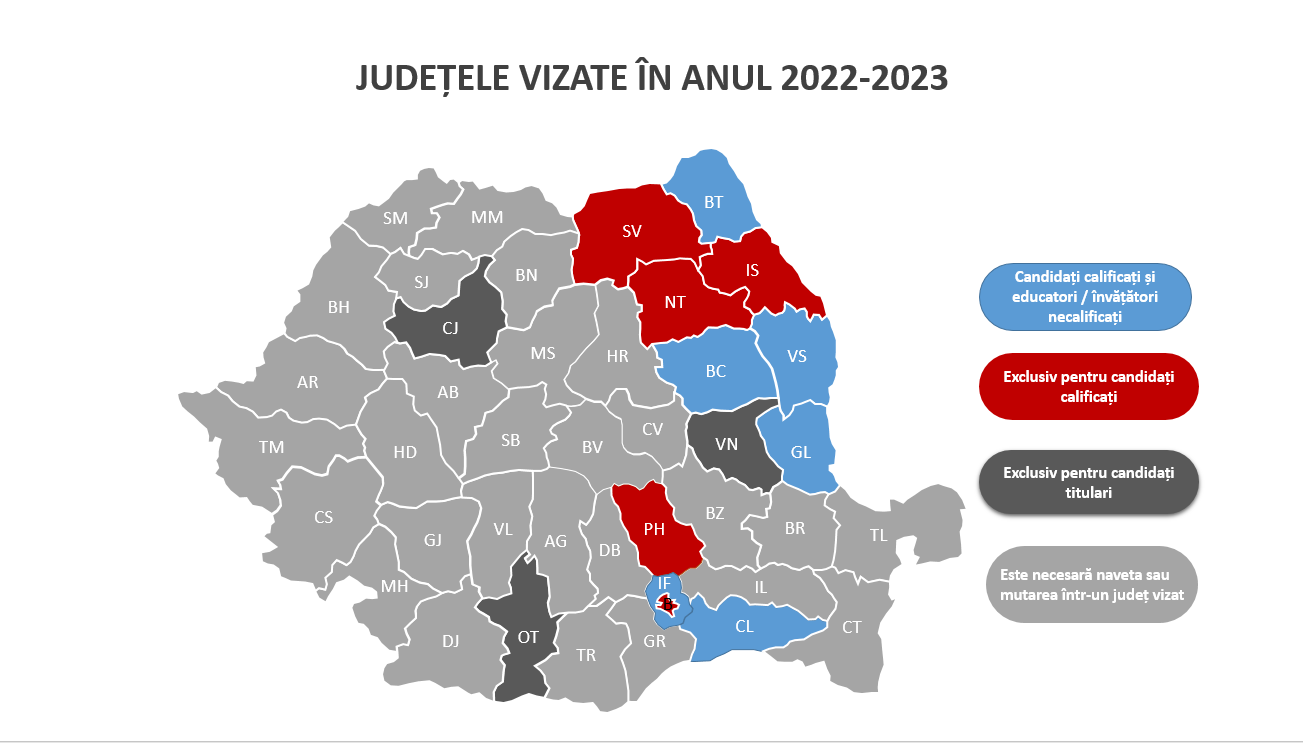 harta – Teach for Romania